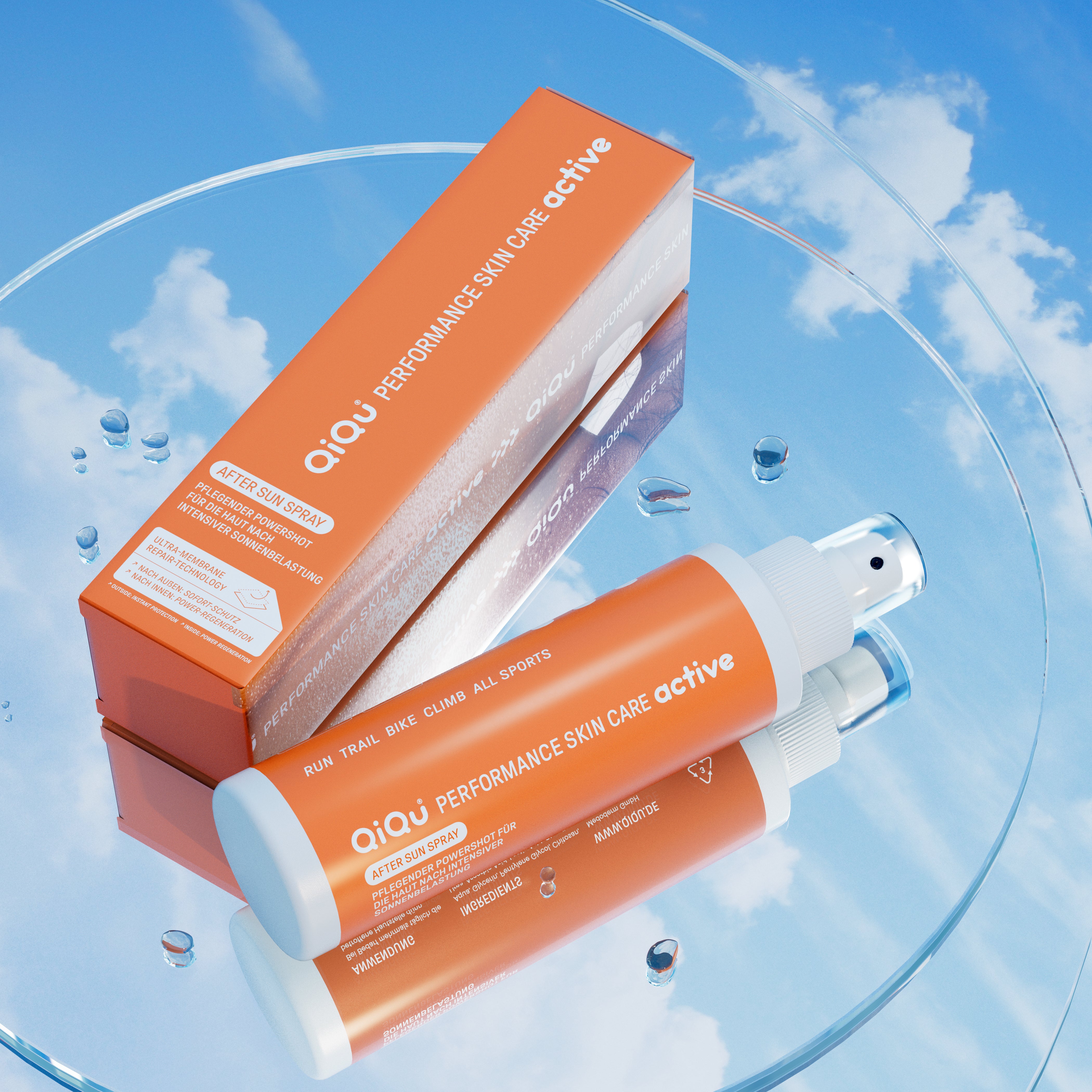 QiQu active After Sun Spray | Der pflegende Powershot für sonnenbelastete Haut